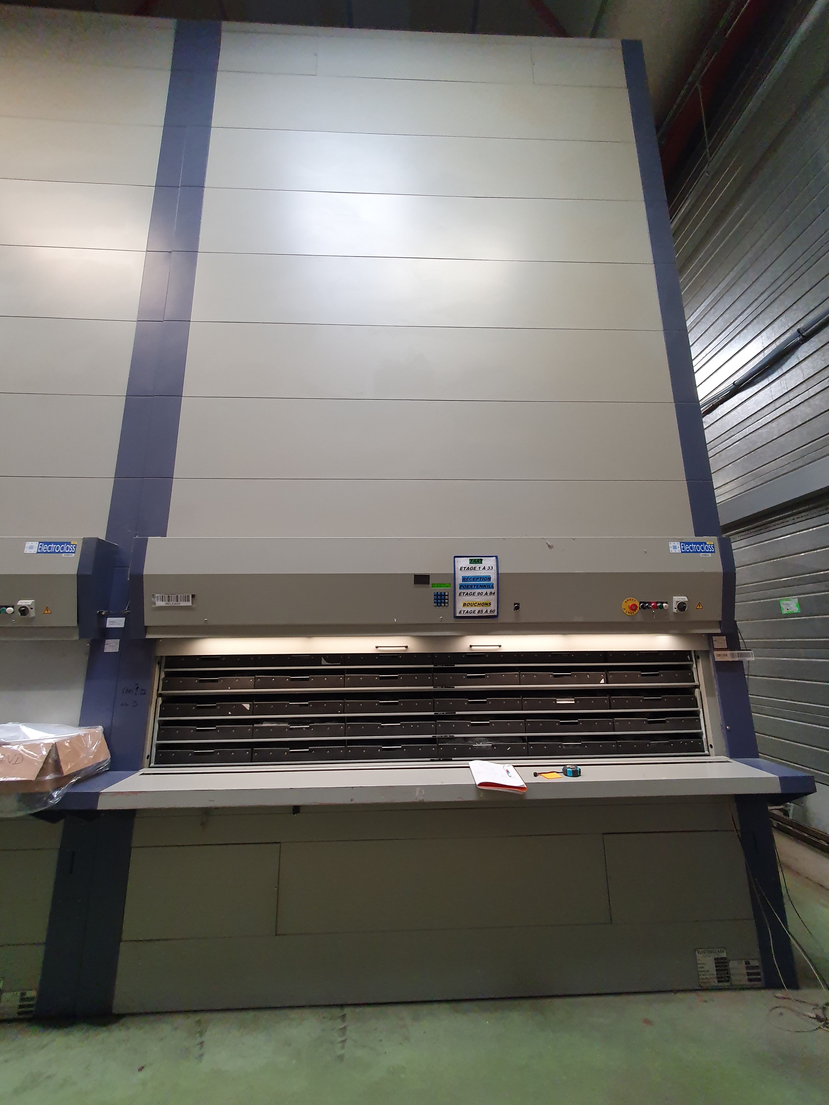 N°120 - 1 stockeur rotatif Electroclass 6.025 m hauteur année 1999 (30 ...