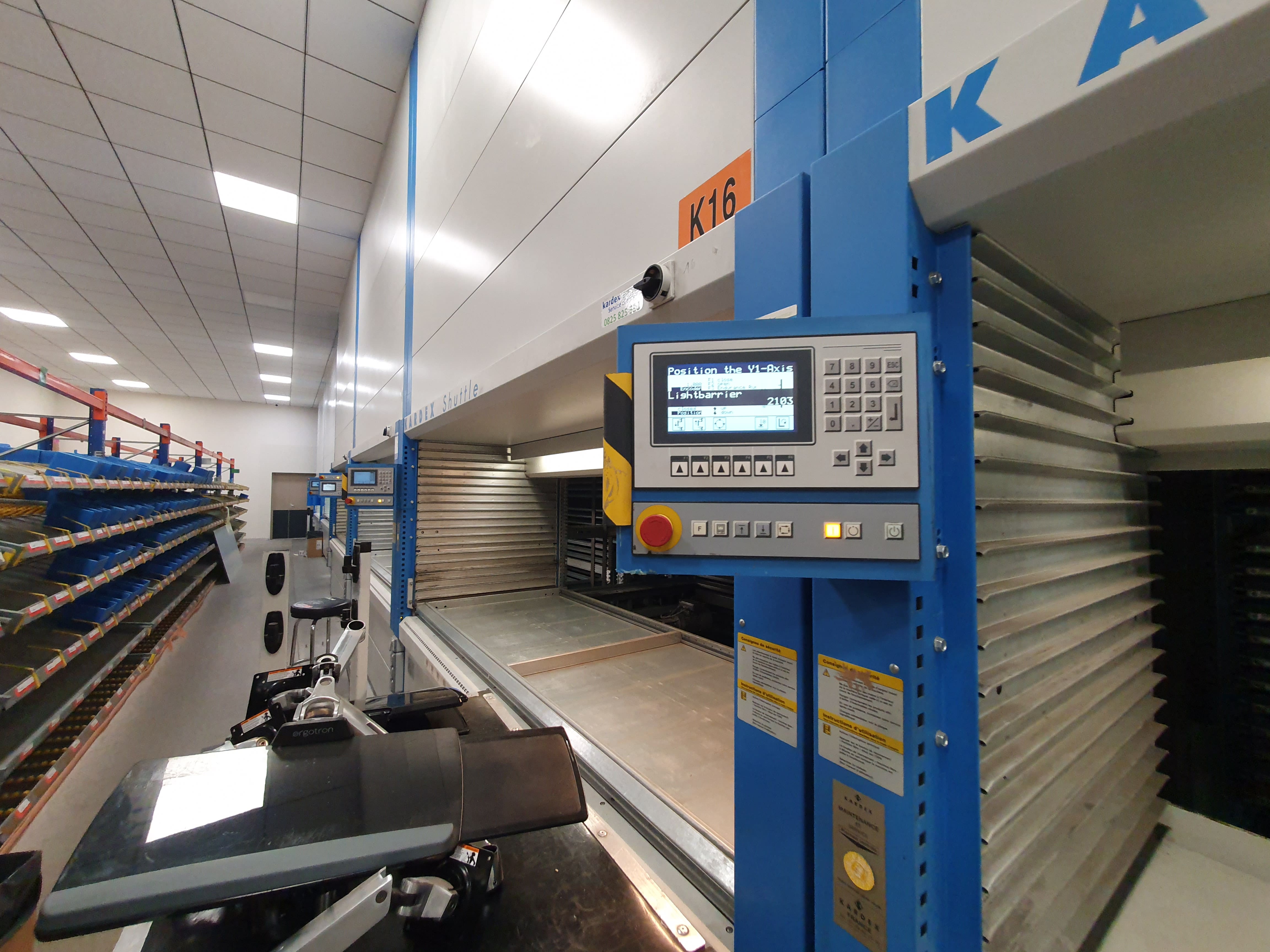 4 Kardex Shuttle XP500 6m haut 2005 45 plateaux 500kg